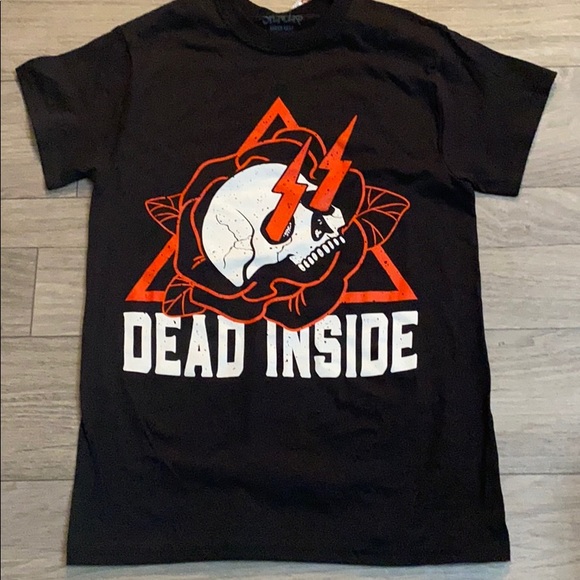 Spencer's | Tops | Dead Inside Tee | Poshmark
